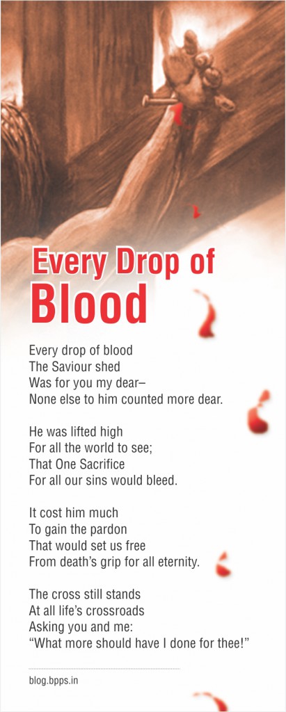 Every Drop of Blood – Bejoy Peter's Public Speaking